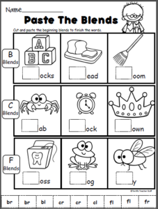 Beginning Blends Worksheet - Made By Teachers