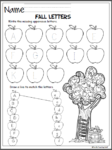Fall Kindergarten Literacy No Prep Worksheets | Made By Teachers