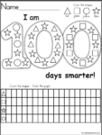 Free 100 Days Shape Graph | Made By Teachers