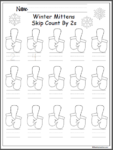 Winter Mitten Skip Counting By 2s - Made By Teachers