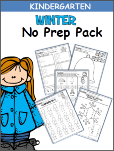 Winter No Prep Pack For Kindergarten | Made By Teachers