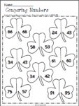 St. Patrick's Day Comparing Numbers Worksheet | Made By Teachers