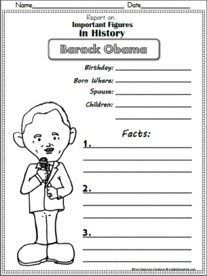 Barack Obama Mixed Up Sentence Worksheet - Made By Teachers