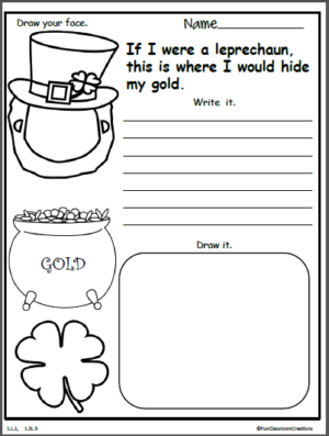 Free Leprechaun Writing Activity St. Patrick's Day - Made By Teachers