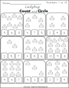 Ladybug Subtraction Worksheet for Kindergarten - Made By Teachers