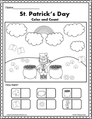 St. Patrick's Day Counting | Made By Teachers