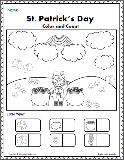 St. Patrick's Day Counting - Made By Teachers