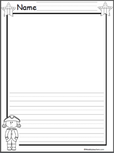 President Washington Writing Paper | Made By Teachers