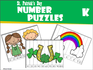 St. Patrick's Day Puzzles Counting by 1s, 5s, 10s | Made By Teachers