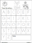 Uppercase Letter Tracing - Back To School | Made By Teachers