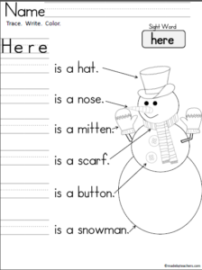 Winter Pattern Practice Cut and Paste - Made By Teachers