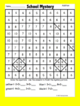 Back To School Math Mystery Pictures | Made By Teachers