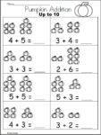 Pumpkin Addition - Let's Make 10 - Made By Teachers