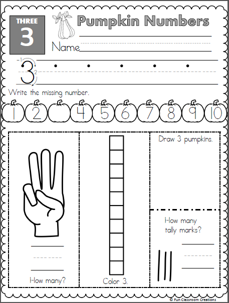 Free Number 3 Worksheet Harvest Time Made By Teachers Free Number 3 Worksheet Harvest Time Made By Teachers