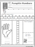 Free Pumpkin Math Worksheet - Practice Number 5 | Made By Teachers