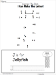 Letter J Writing and Dot to Dot for Kindergarten and Preschool - Made ...