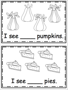 Thanksgiving Counting Book - 1 to 5 - Made By Teachers