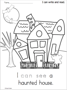 Free Halloween Writing Worksheet for Kindergarten | Made By Teachers