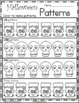 Free Halloween Pattern Worksheets | Made By Teachers