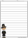 Thanksgiving Pilgrim Writing - Made By Teachers