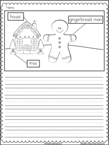 Gingerbread Man Writing Prompt - Made By Teachers