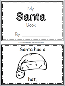 Santa Mini-Book for Christmas Time | Made By Teachers