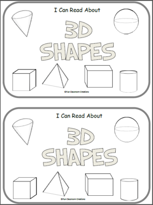 Free 3D Shapes Mini-Book - Made By Teachers