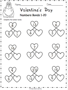Valentine's Day Missing Numbers to 30 - Made By Teachers