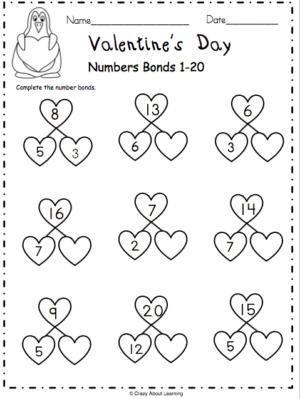 Valentine's Day Math - Numbers 1 to 30 - Made By Teachers