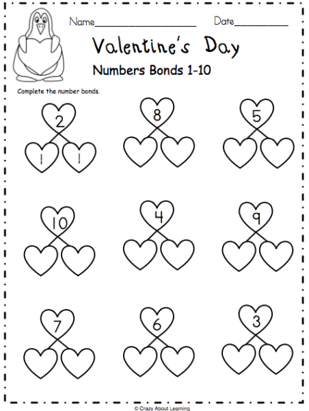 Valentine's Day Missing Numbers to 30 - Made By Teachers