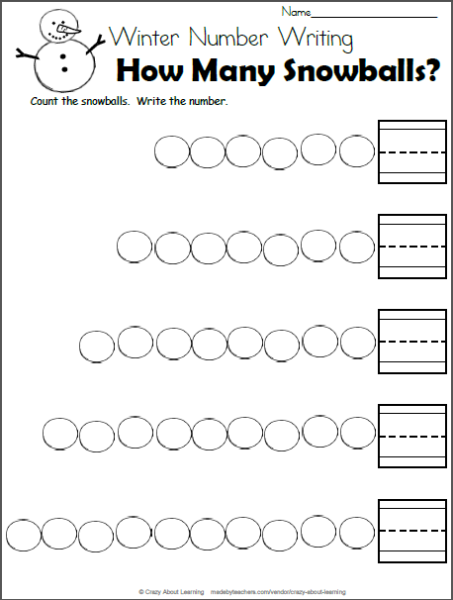 How Many Snowballs? | Made By Teachers