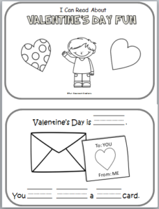Free Valentine's Day Fun Mini-Book - Made By Teachers