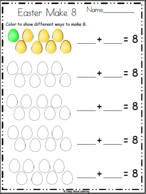 Free Easter Addition Worksheet - Made By Teachers