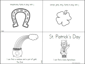 Foldable St. Patrick's Day Mini Book (One Page) | Made By Teachers