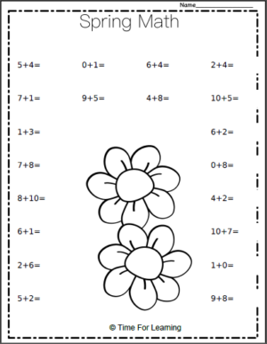 Spring Math Worksheet | Made By Teachers