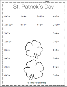 Free Spring Math Addition Worksheet | Made By Teachers