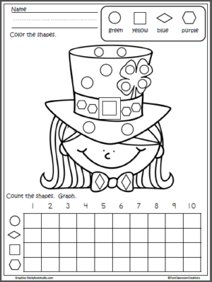 St. Patrick's Day Shapes Graph | Made By Teachers