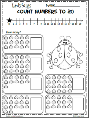 Free Easter Spring Counting 5 to 10 - Made By Teachers