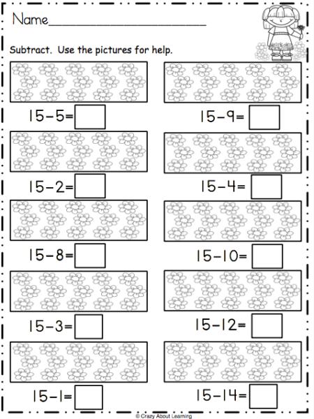 Free Addition and Subtraction Worksheet up to 20 - Made By Teachers