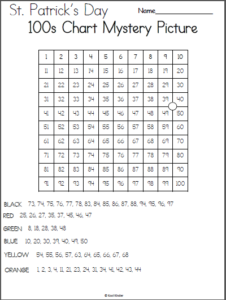 St. Patrick's Day Mystery Picture - Gold | Made By Teachers