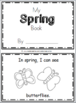 Free Spring Mini Book for Kindergarten | Made By Teachers