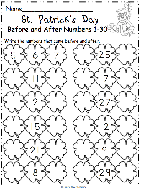 Free St Patrick s Day Math Worksheet Made By Teachers