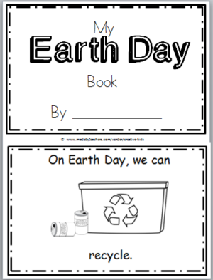 Free April Mini Book for Kindergarten Reading - Made By Teachers
