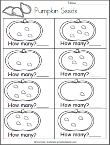 How Many Pumpkin Seeds (0-5) | Made By Teachers
