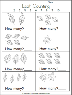 Fall Leaves Reading and Coloring Printable - Made By Teachers