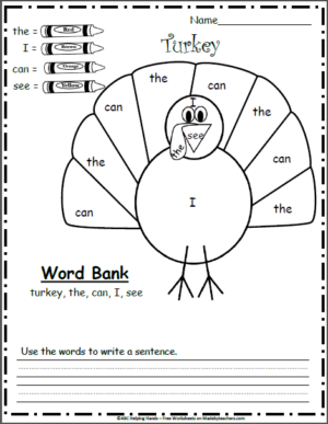 Turkey Uppercase Letter Writing Practice - Made By Teachers