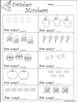 How Many Halloween - Free Kindergarten Math - Made By Teachers