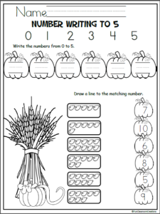 Pumpkin Numbers 0 to 5 | Made By Teachers