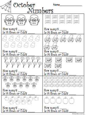 Free October Halloween Addition & Subtraction Up to 10 Worksheet - Made ...
