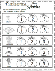 Thanksgiving Pattern Worksheet - Cut and Paste - Made By Teachers